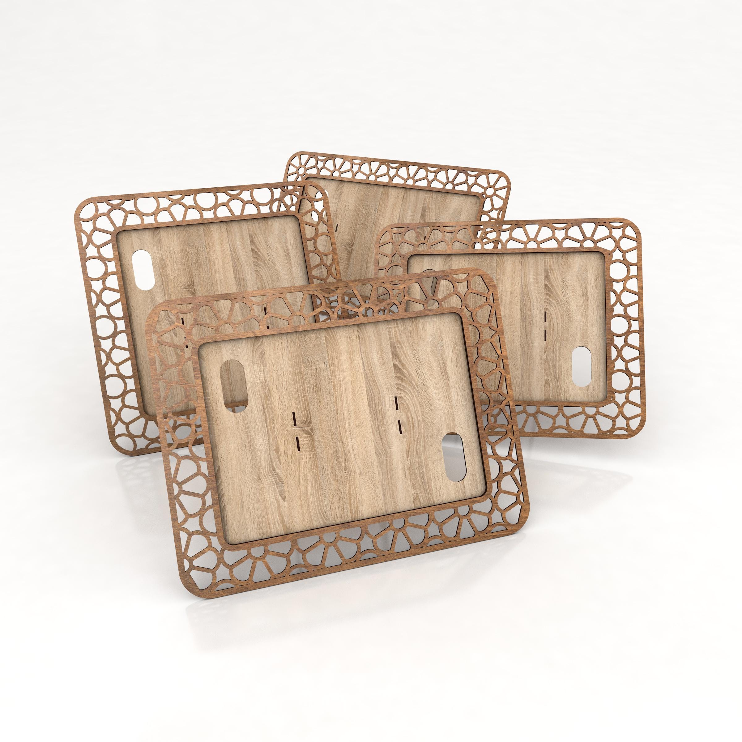 4 Different Sizes Laser Cut Photo Frame Photo Frame Svg File Laser Cut ...