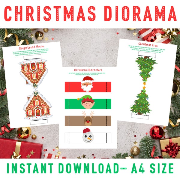 Christmas Diorama - Etsy