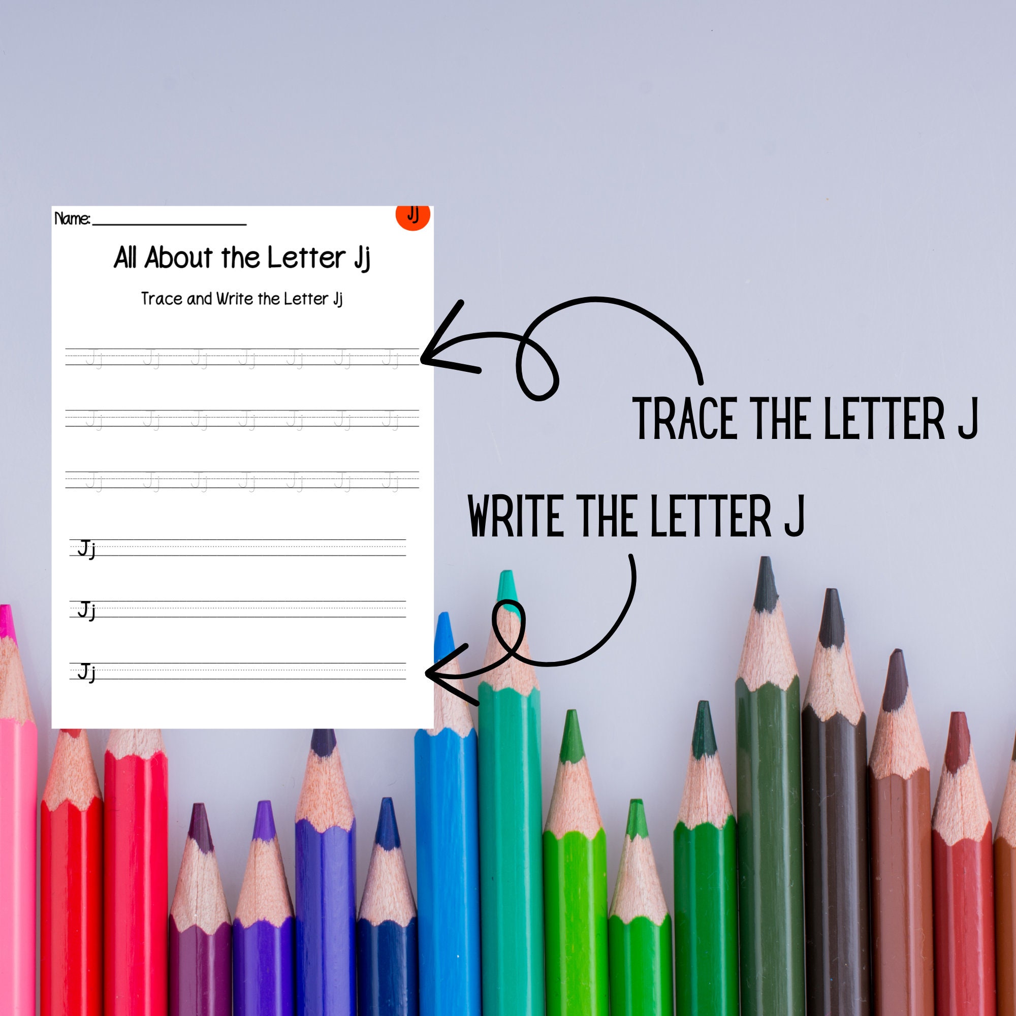 Printable Letter Jj Worksheets Alphabet Activities for Young Children ...