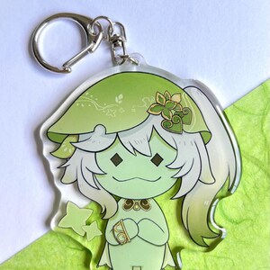Genshin Impact Aranara Archon Keychains venti, Zhongli, Raiden Shogun, Nahida - Etsy