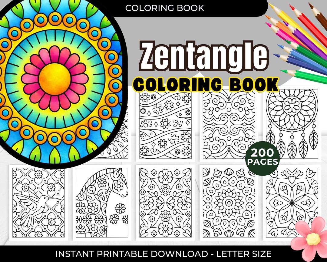 Zentangle Patterns, 200 Doodle Practice Patterns, Zentangle Pattern ...