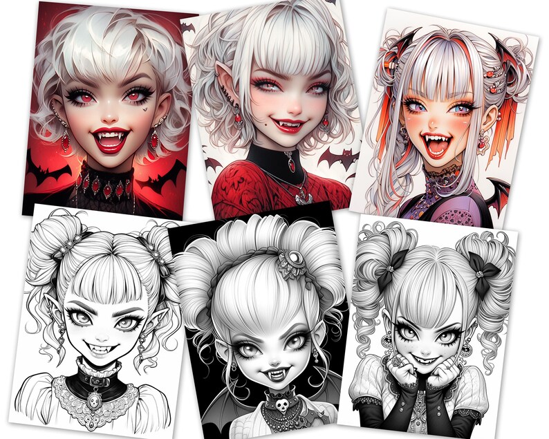Cute Vampire Coloring Pages, 50 Printable Pretty Witch Coloring Pages ...
