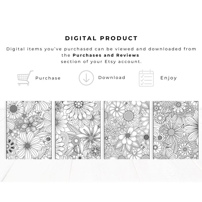250 Flowers Zentangle Coloring Book Bundle Printable KDP Interior ...