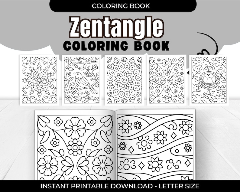 Zentangle Patterns, 200 Doodle Practice Patterns, Zentangle Pattern ...