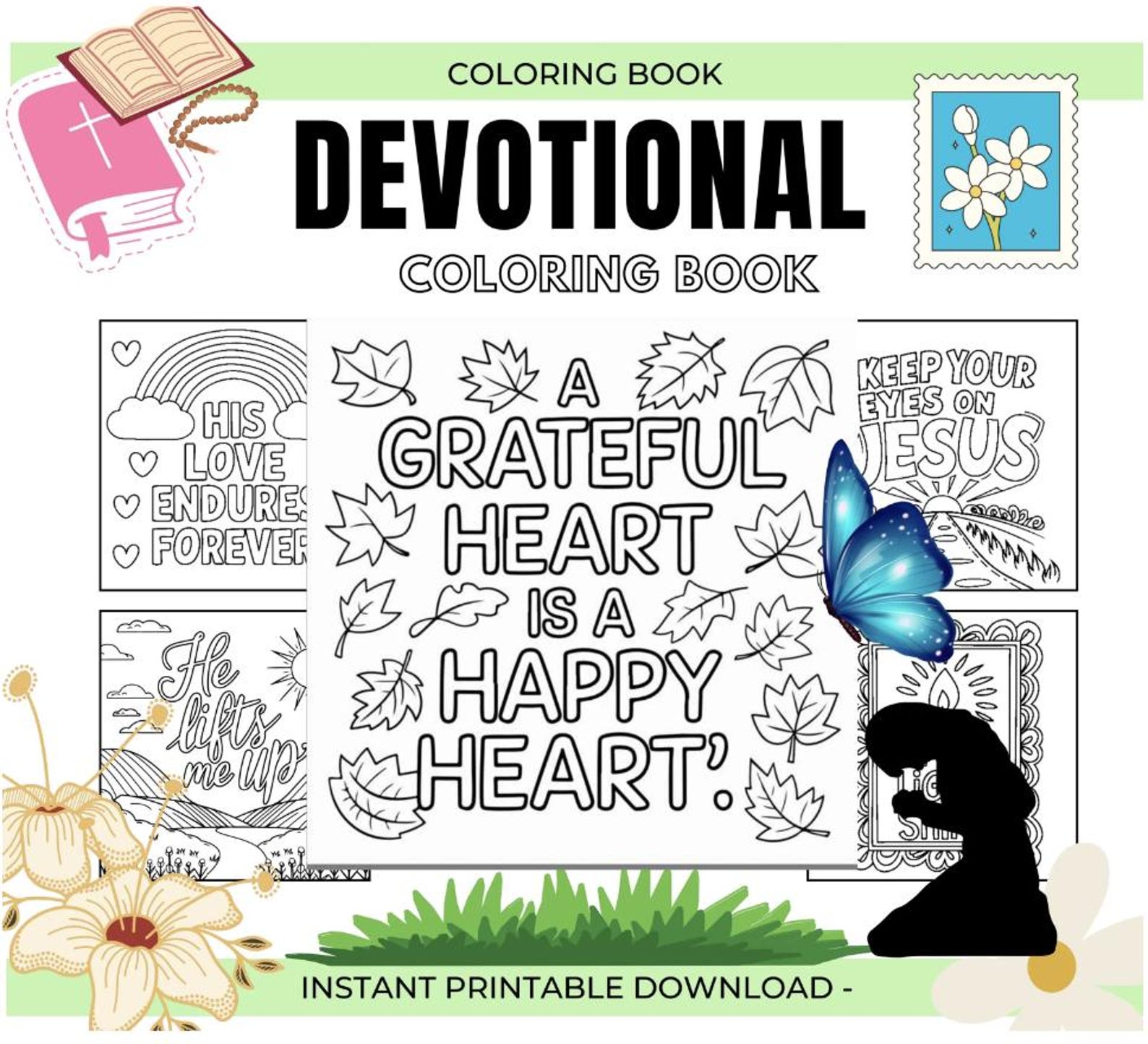 100+ Devotional Bible Verse Coloring Pages Printable for Inspiration ...