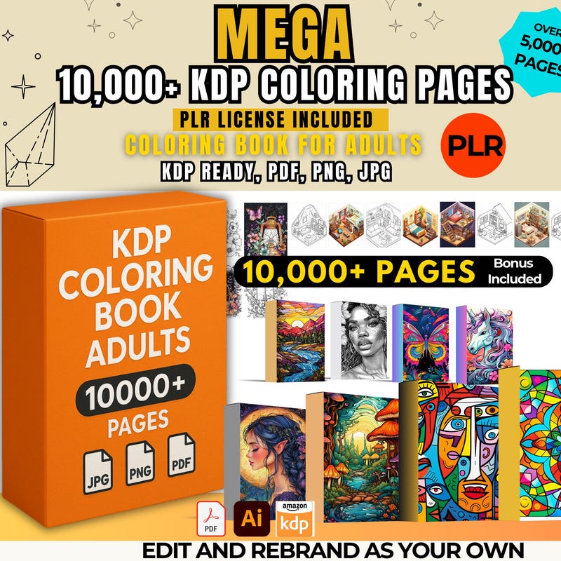 Coloring Book Mrr Resell - Etsy