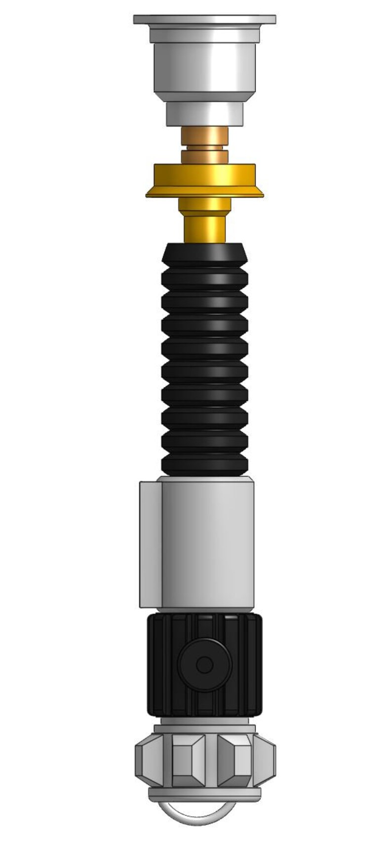 Obi Wan Kenobi Lightsaber STL File for 3D Print - Etsy