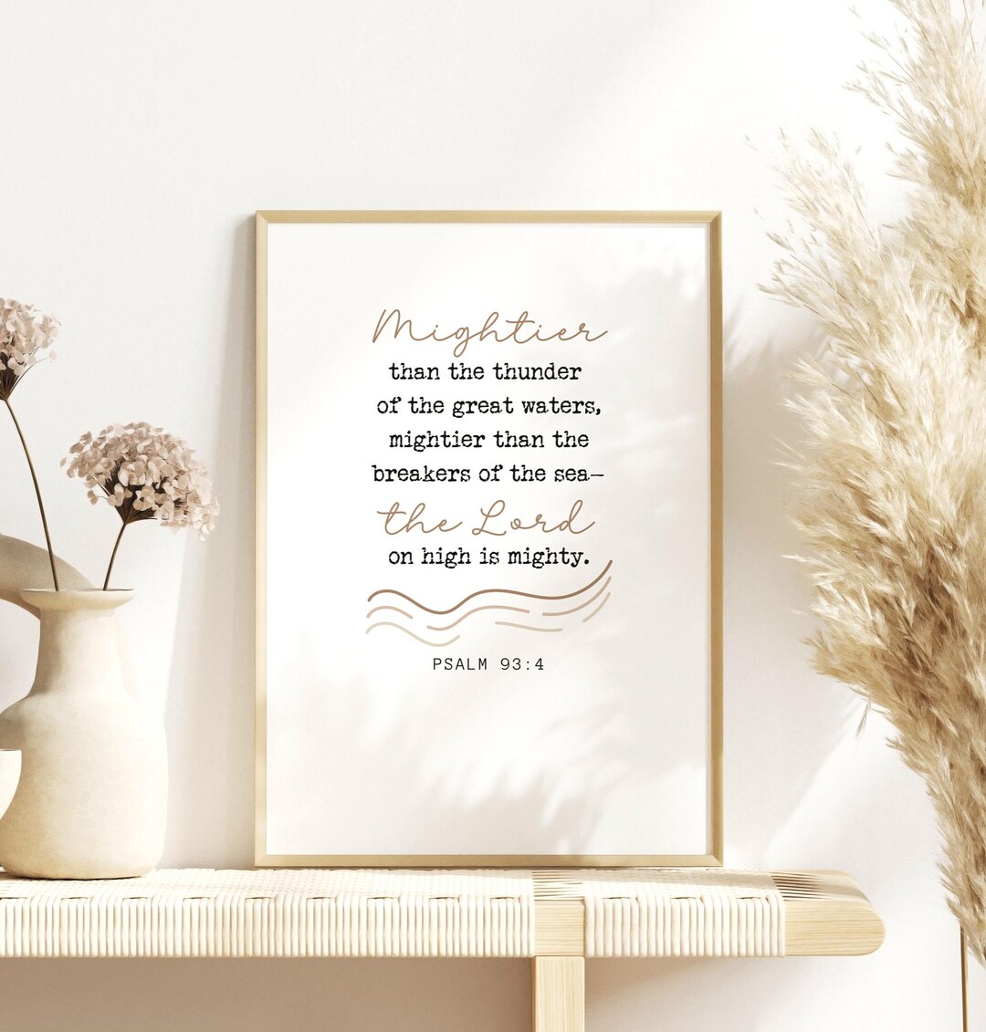 Minimalist Scripture Artwork for Your Office Desk or Wall ...