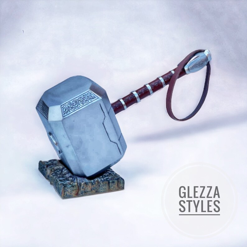 Thor Mini Hammer Metal MCU Mjolnir Replica Scale Movie Power of Thor ...