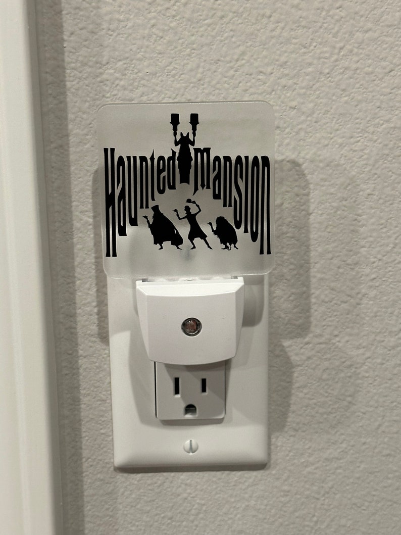 Haunted Ghost Inspired Plug-in LED Night Light With Dusk-dawn Sensor - Etsy