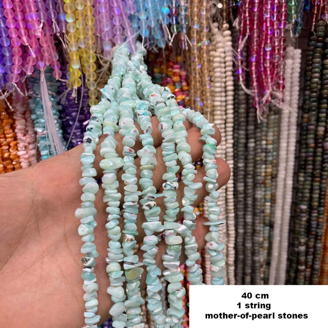 Colorful Mother of Pearl Stones String 1 String 40 Cm Great Product to ...
