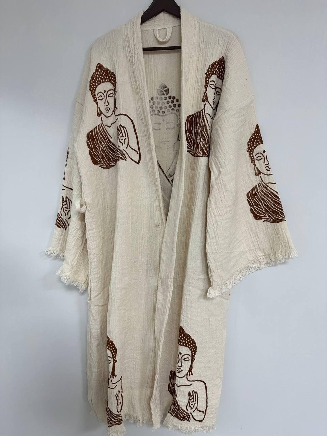 Ultimate Luxurious Two-layer Organic Cotton Handmade Muslin Bathrobe ...