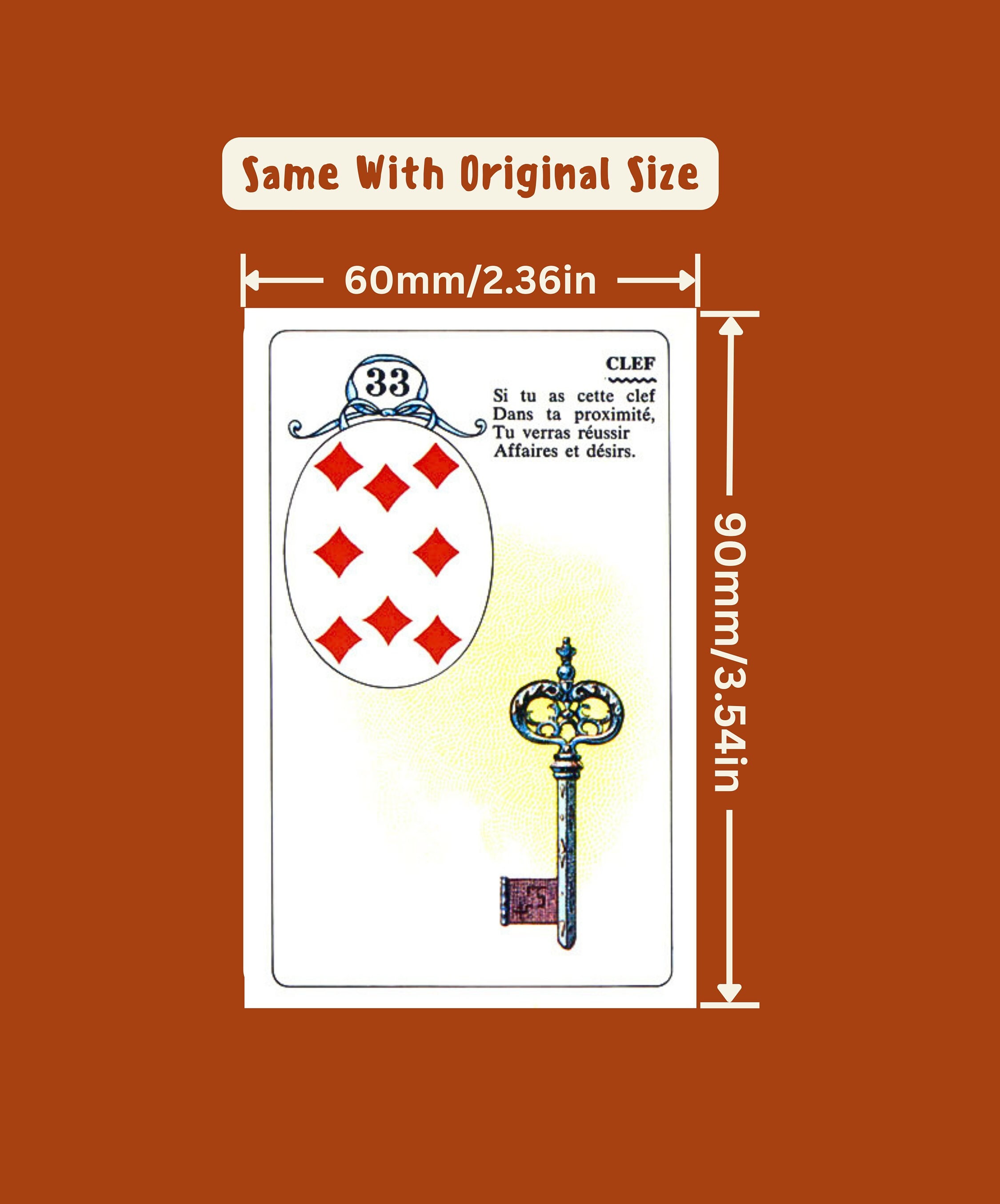 Lenormand, Carta Mundi, Petit Lenormand, Vintage Card Deck, Instant ...