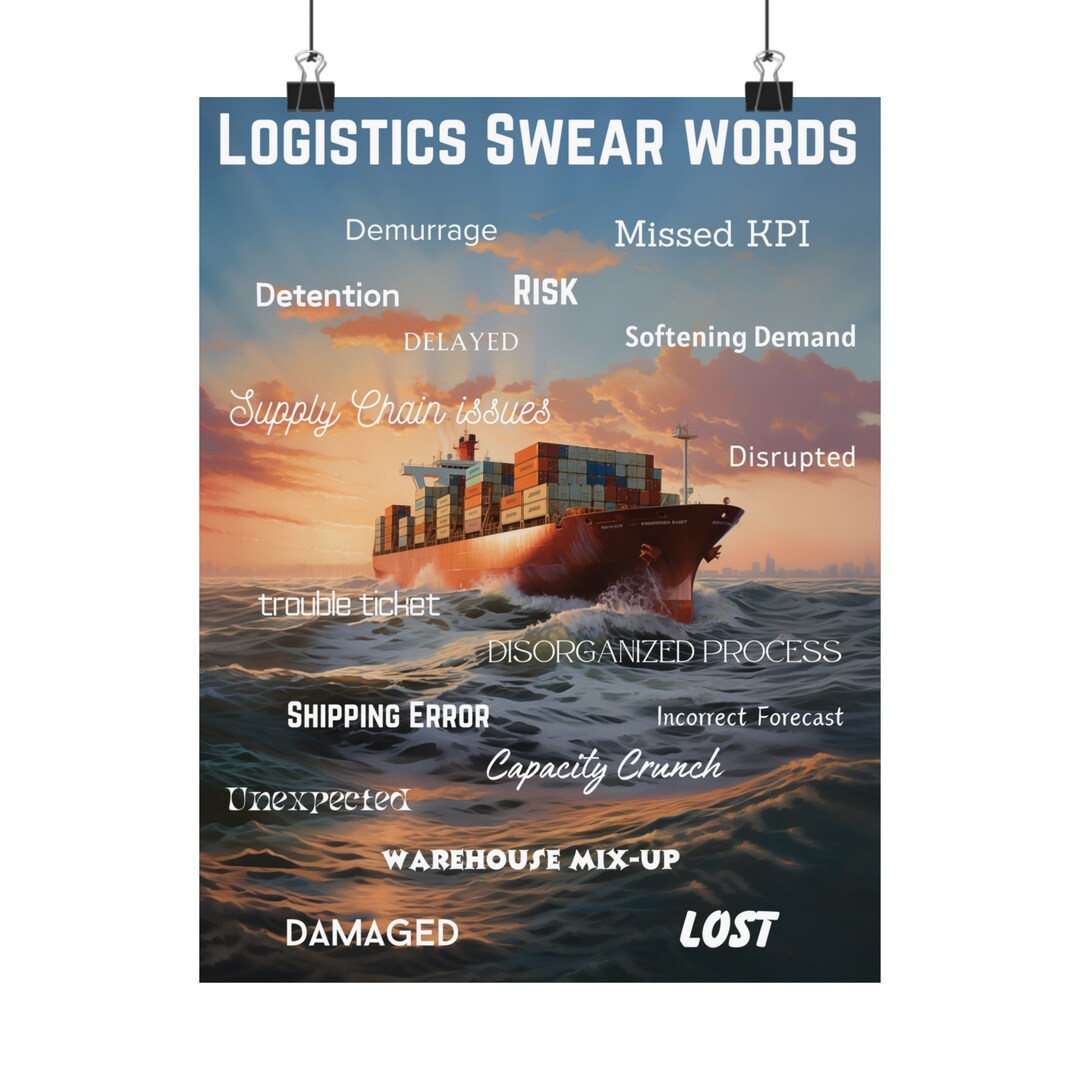 Funny Logistics Poster for Office Decor and Gift - Etsy