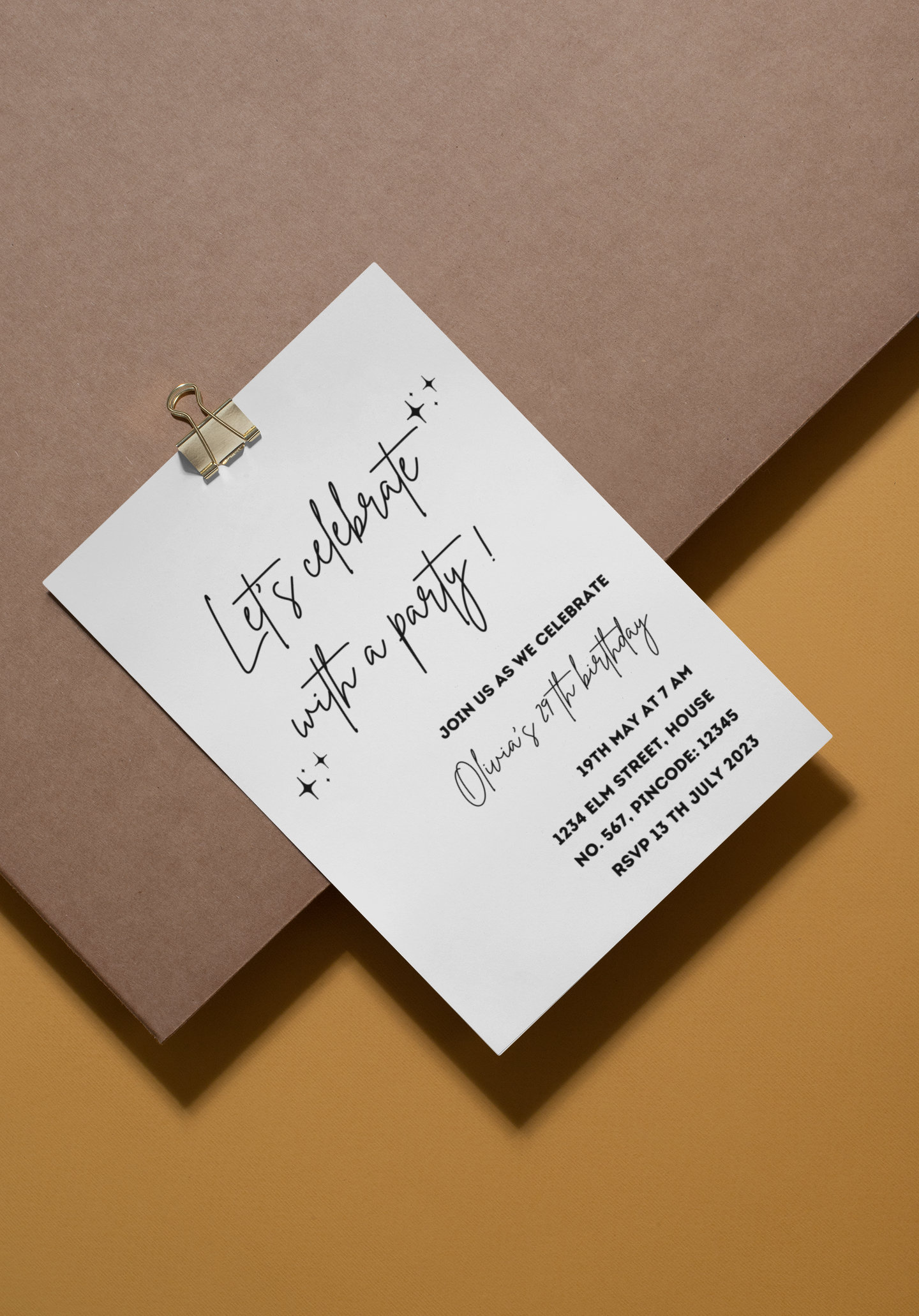 Editable Party Invitation Template, Let's Celebrate, This Calls for a ...