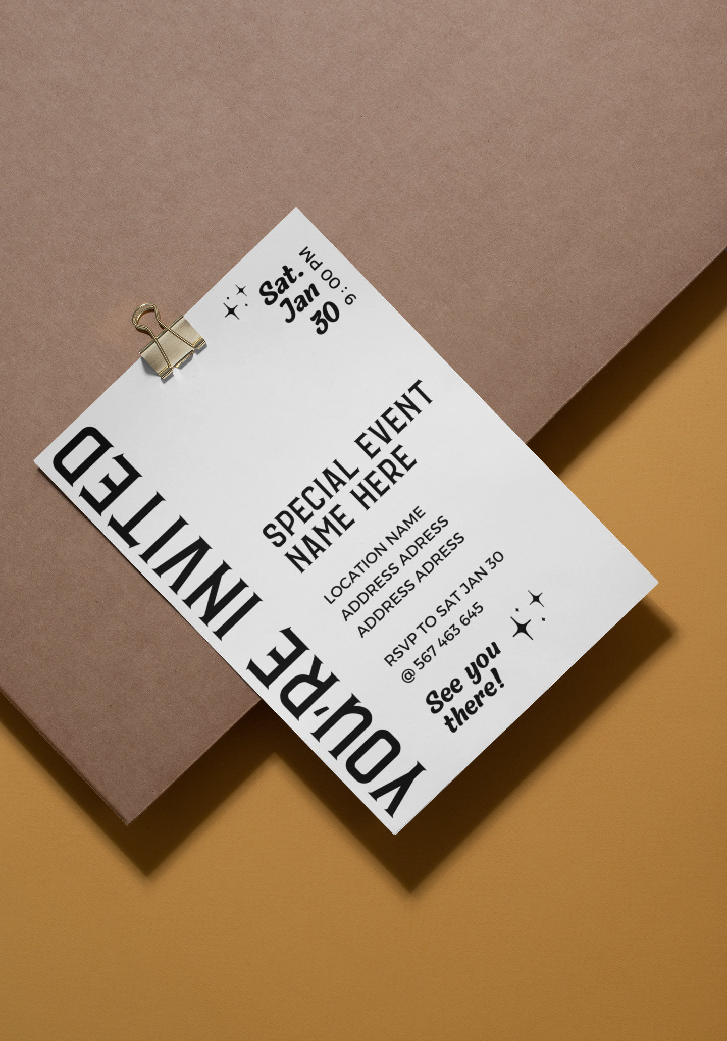 Retro Business Invitation Template Special Event Invitation IG Story ...