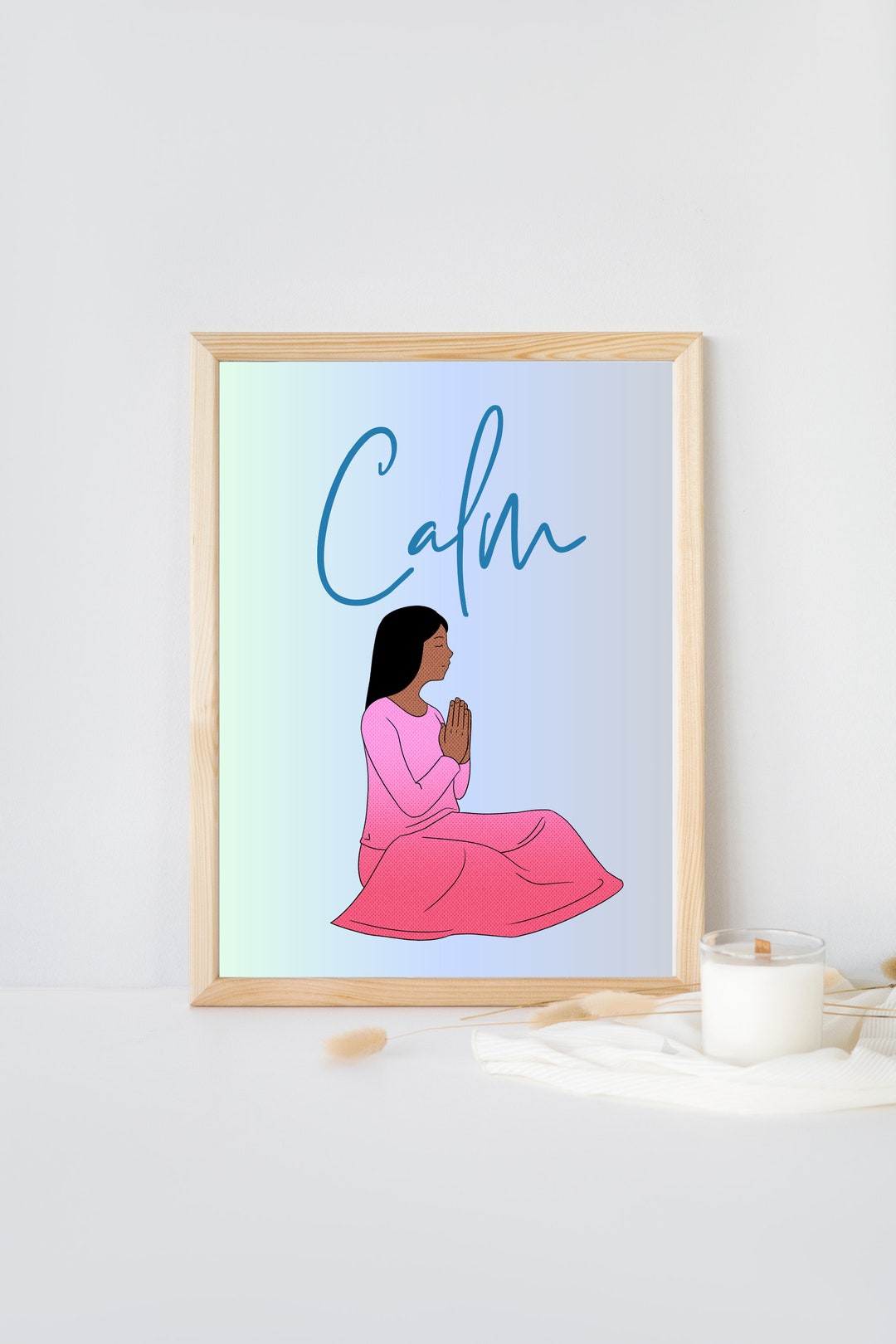 Calm Wall Art Printable Insprational Quotes Posters Gift for Her and ...