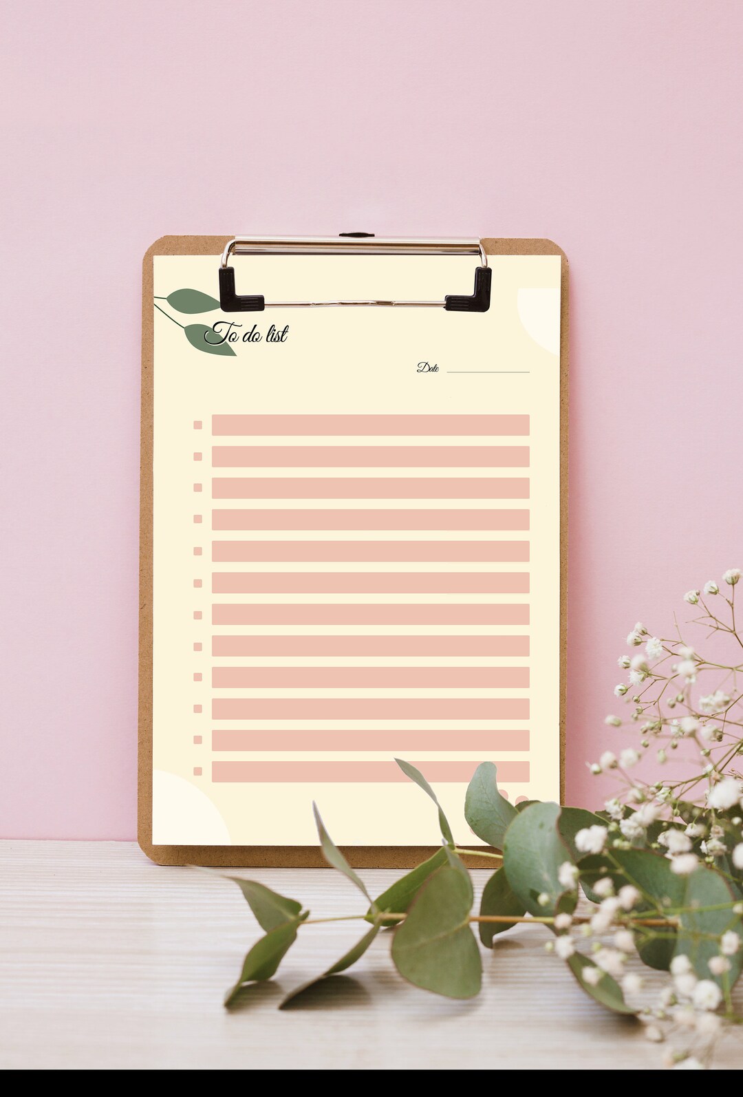 To-do List Printable Organized Task List PDF Daily Planning Priority ...