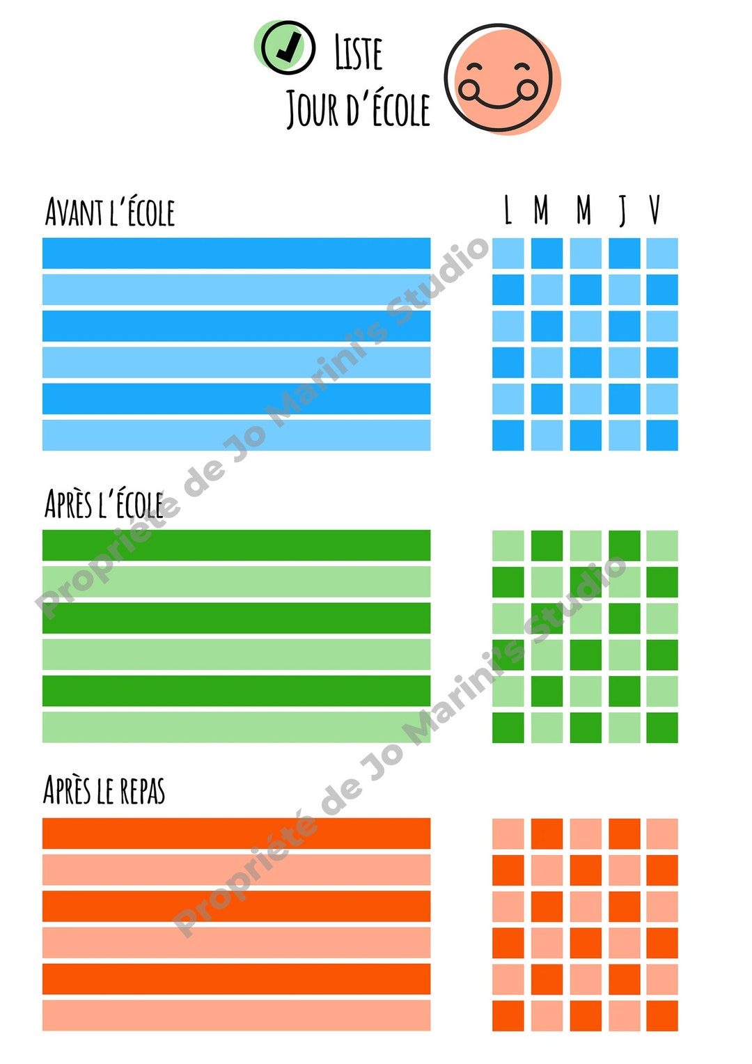 Task Planner for Kids – Organization and Tracking | Daily Schedule PDF ...