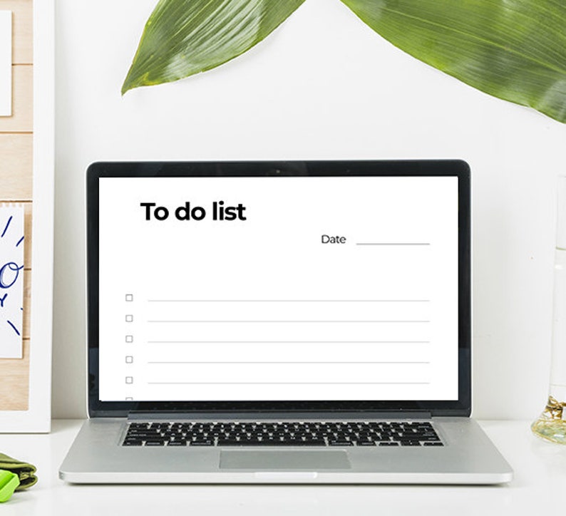 To-do List Printable Organized Task List PDF Daily Planning Priority ...