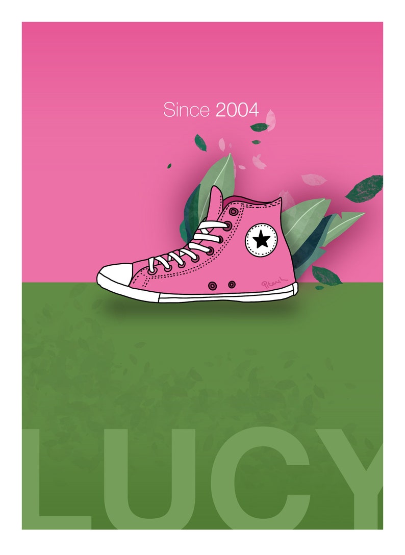Custom Poster With Sneakers – Unique Illustration and Customizable ...