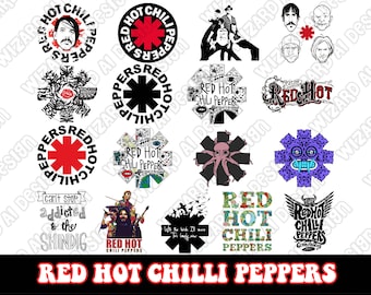 Red Hot Chili Peppers SVG Bundle Cut File for Cricut Vector Digital ...