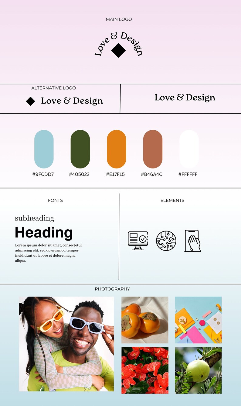 Branding Kit Template - Etsy