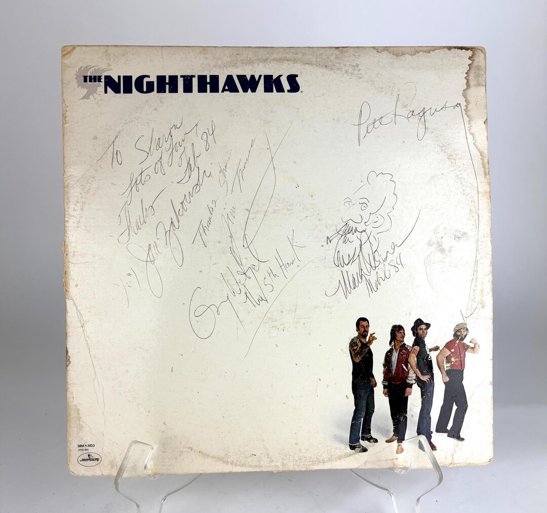 Signed 1980 the NIGHTHAWKS Mercury LP – Rare Autographed Blues Album ...