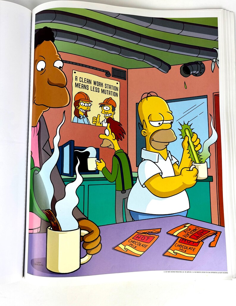 Book of Posters the Simpsons Masterpiece Gallery Big Book of Posters - Etsy