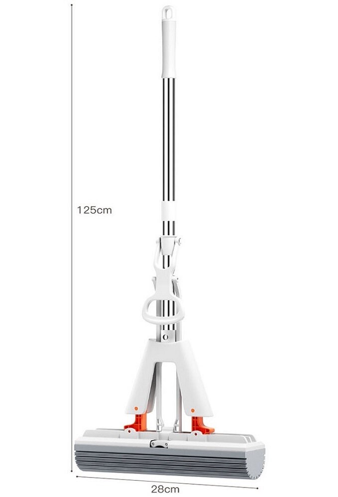 Floor Wiper Cleaning Mop Wring Mop Set Foldable for All Floors ...