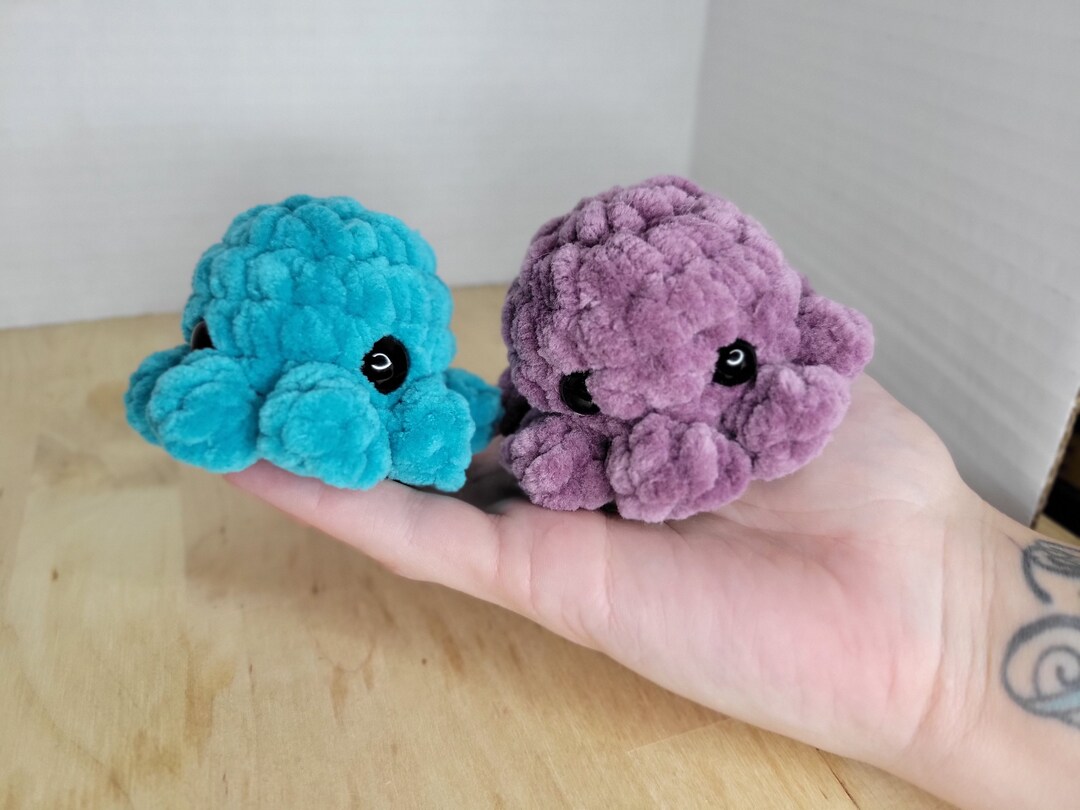 Crochet Baby Octopus Mini Octopus Crochet Fidgets Baby - Etsy