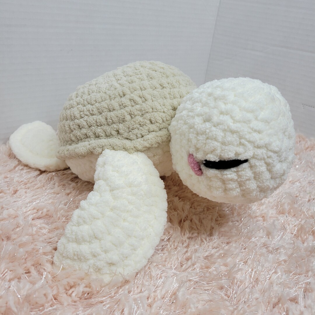 Crochet Sleepy Turtle, Crochet Turtle, Turtle Stuffie, Amigurumi Turtle ...