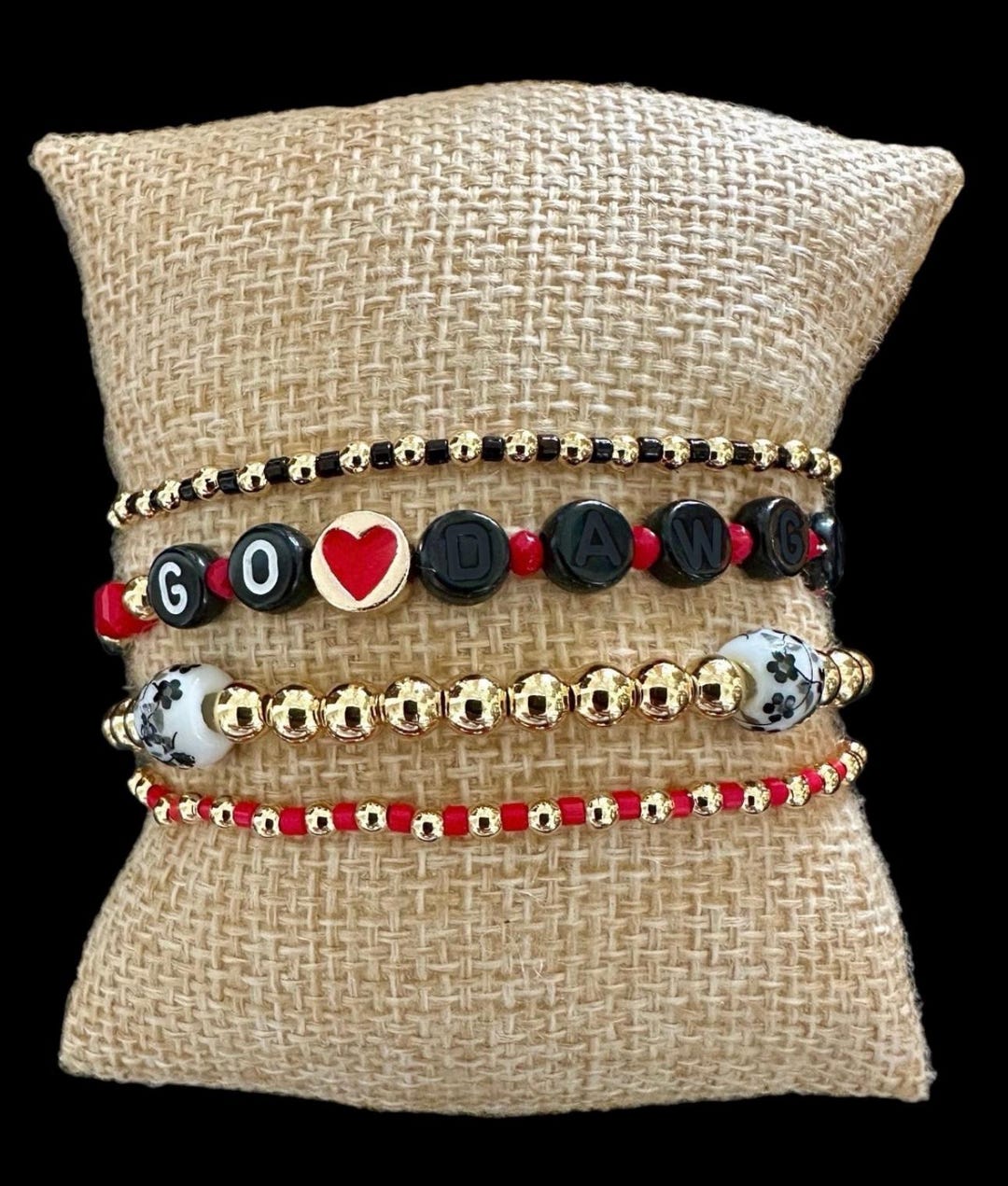 4 Piece 18K Gold Filled Georgia Bracelet Stack - Etsy