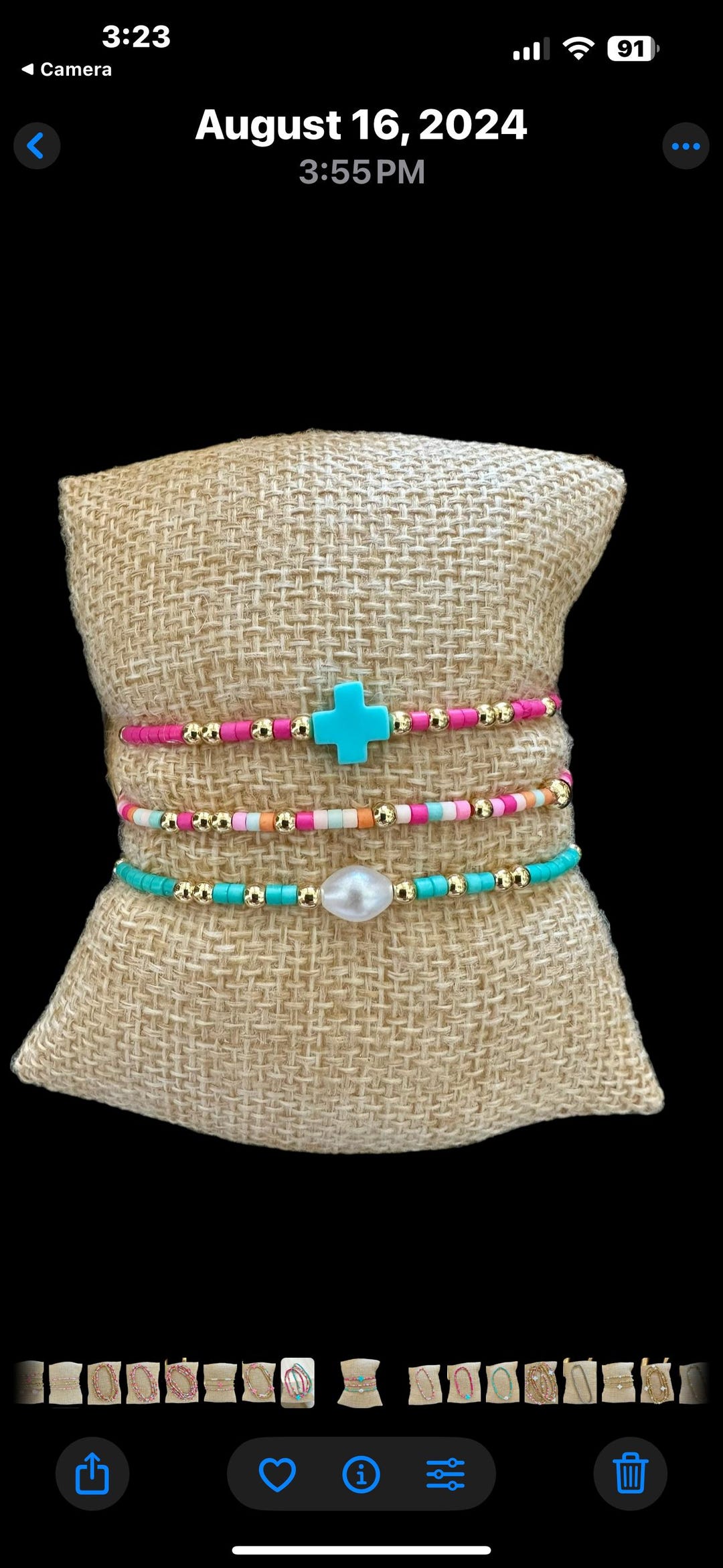 3 PC 18k Gold Filled Seaside Summer Stack - Etsy
