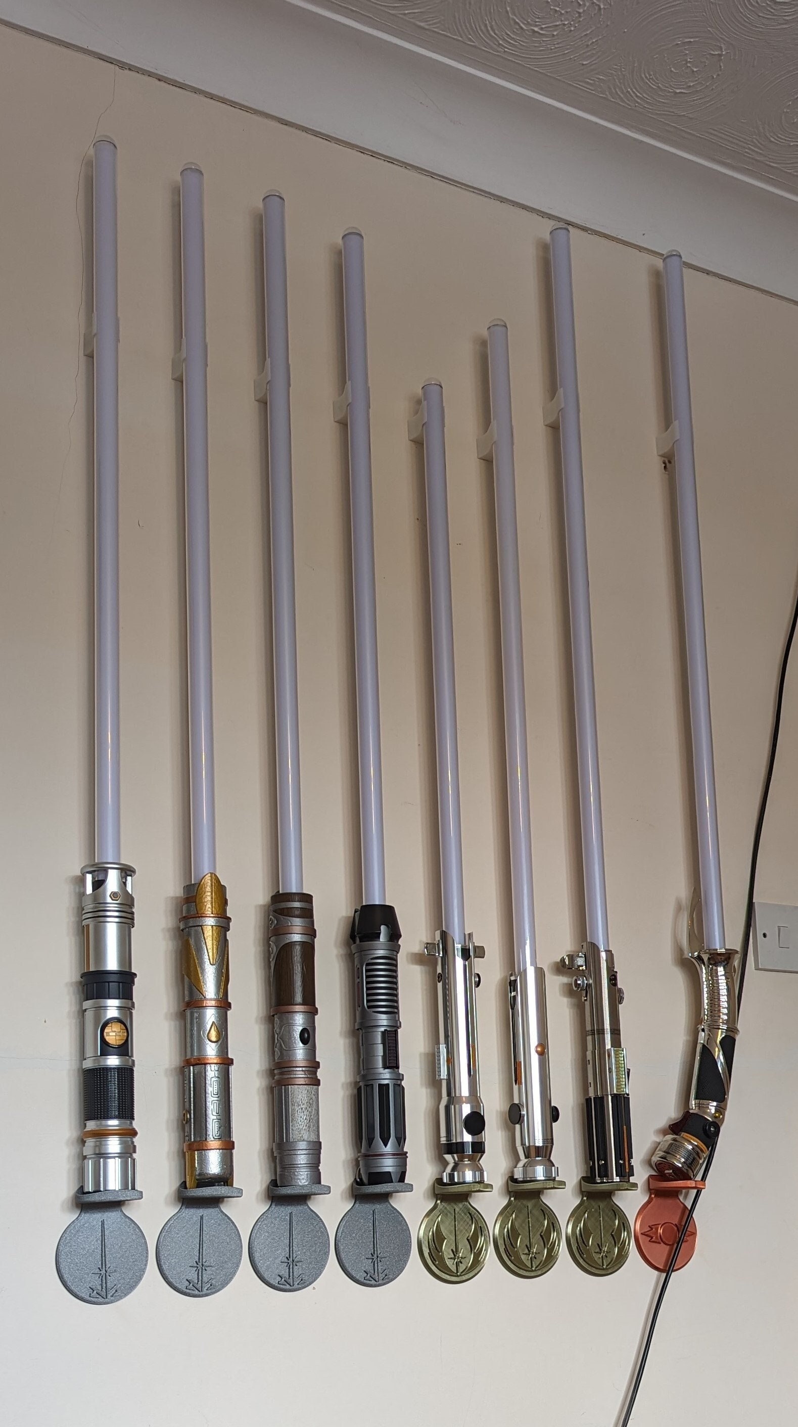 Light Saber Lightsaber Wall Mount - Etsy
