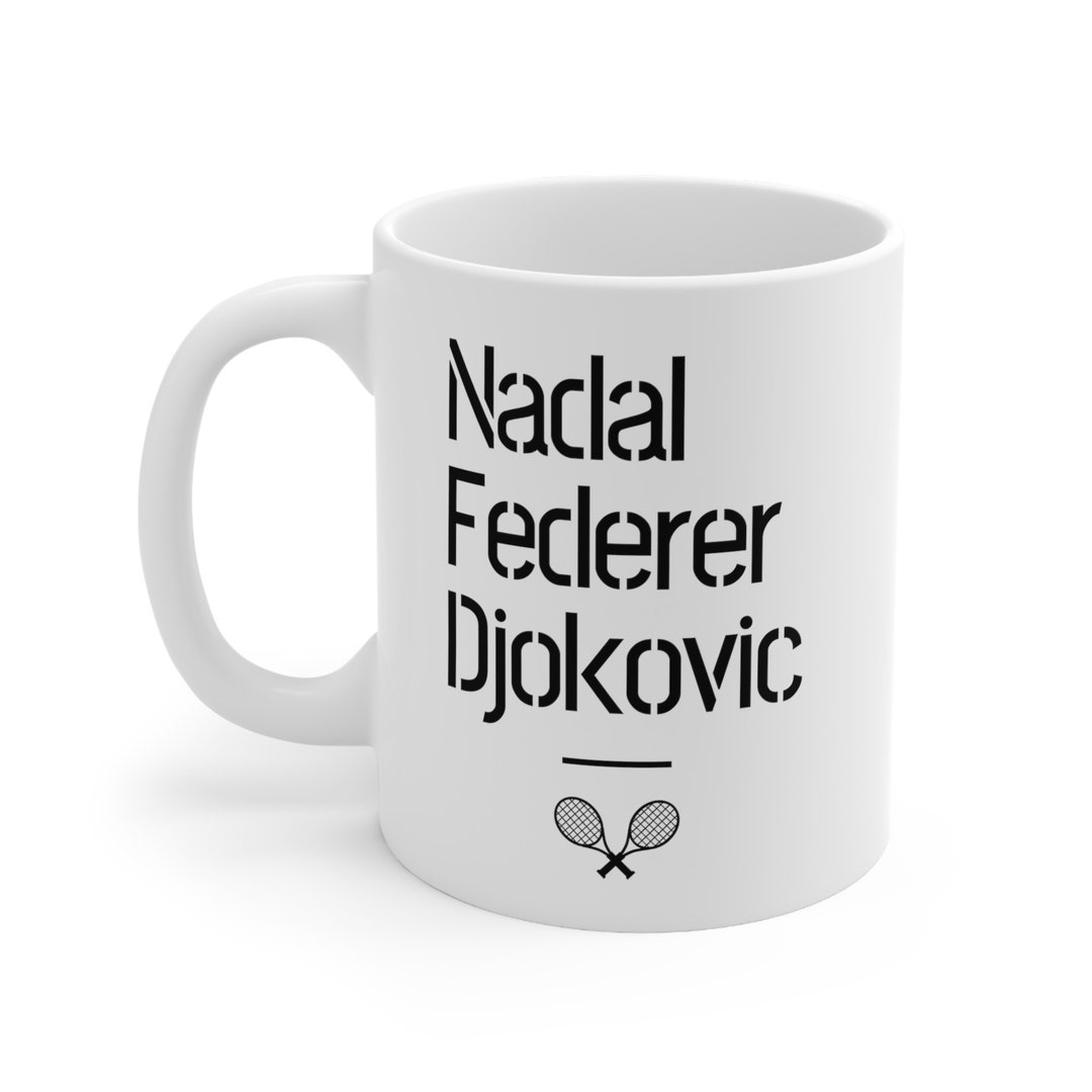 Big 3 Mug, Big Three Mug Gift, Tennis Fan, Tennis Fan Mug, Mug Gift for ...