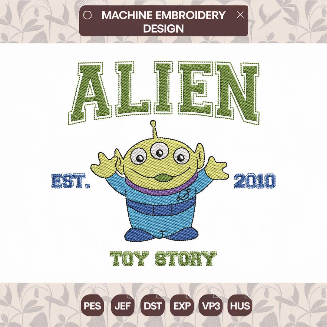 Space Explorer Embroidery Designs ,galactic Visitor Machine Embroidery ...