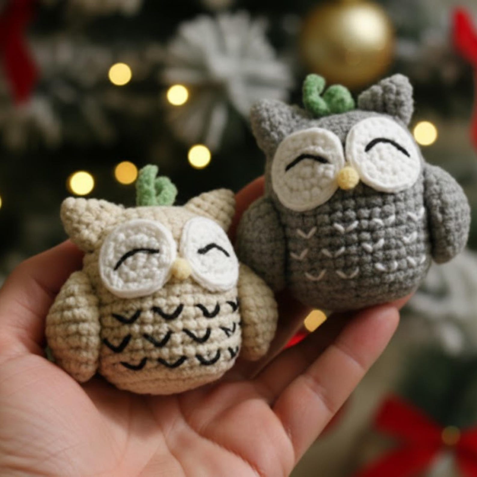 Mini Owl Crochet Keychain Pattern, Cute Bird Amigurumi Crochet ...
