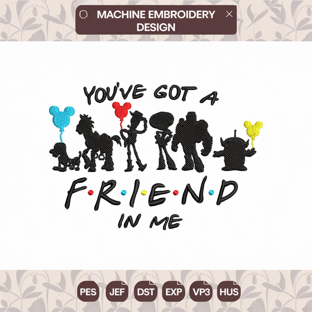 Friends Embroidery Designs ,toy Brigade Machine Embroidery Files ...