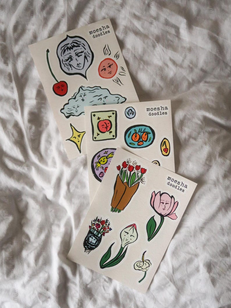 A5 Sticker Sheets - Etsy
