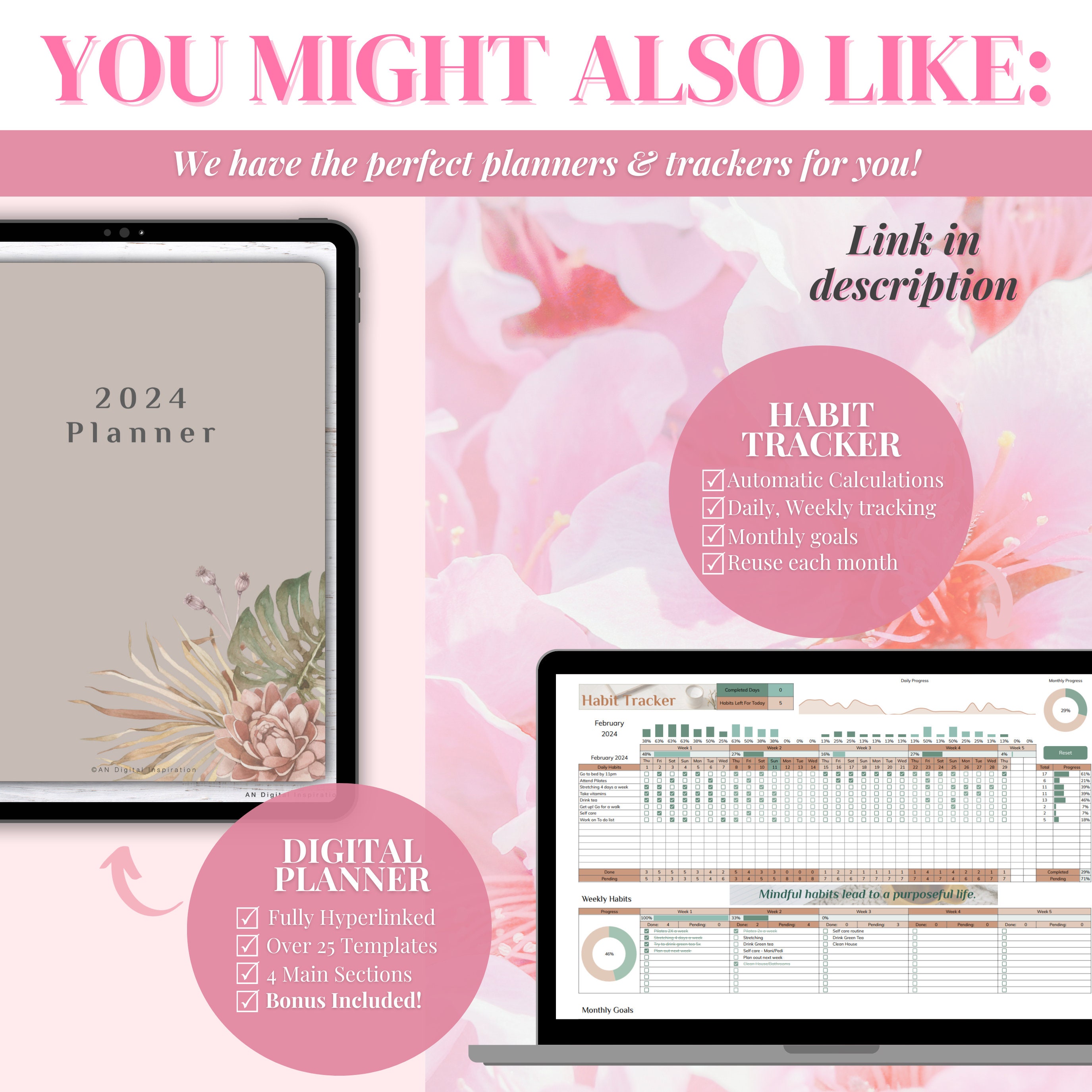 Digital Reading Tracker: Google Sheets Spreadsheet (digital Download ...