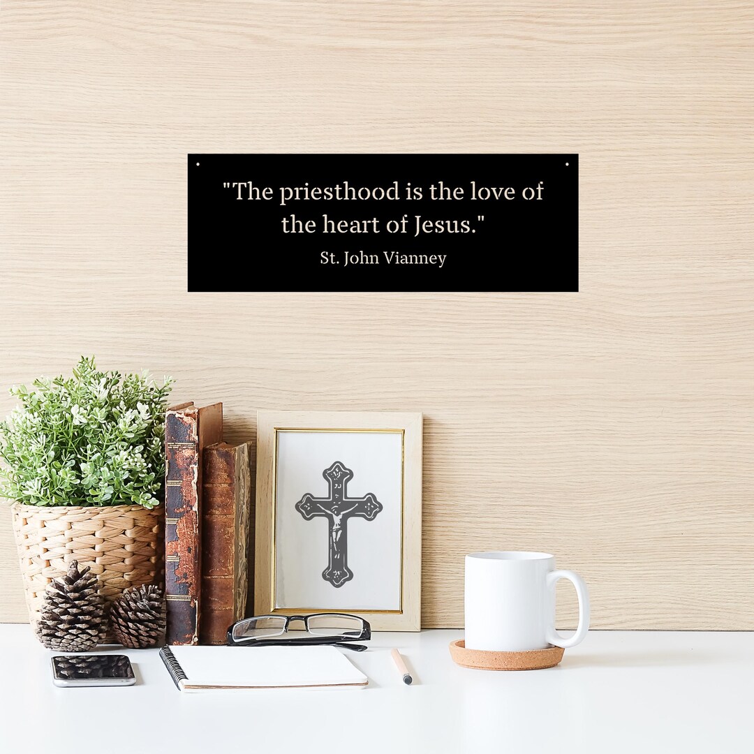 Catholic Priest Gift, Ordination Gift for Priest, Catholic Wall Decor ...