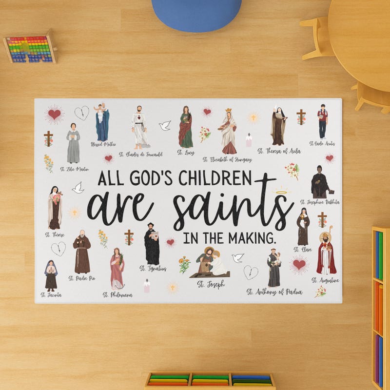 Black Christian Rug - Etsy