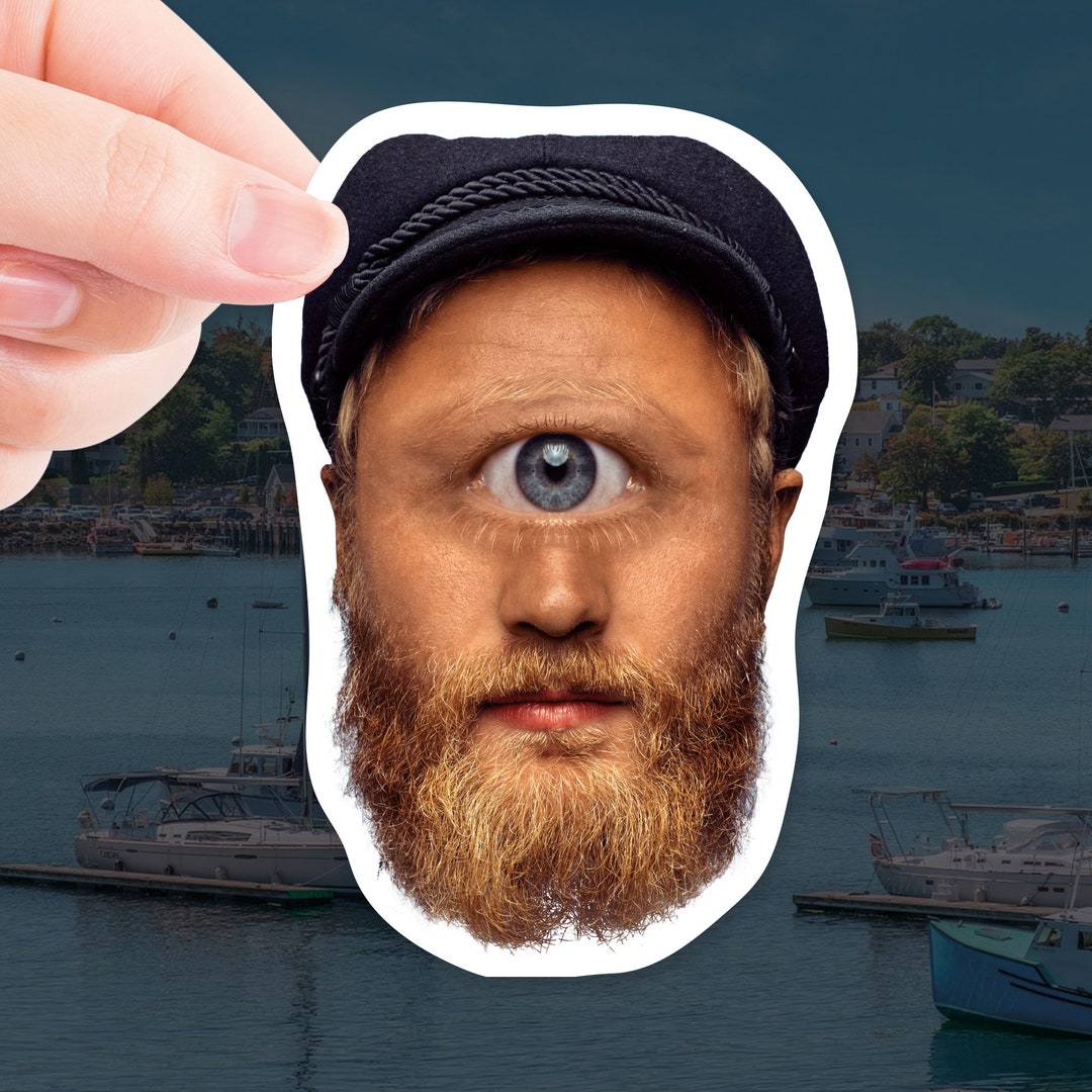 Real Life Cyclop Man Sticker, Vinyl, One Eye, Funky, and Fun Ideal for ...