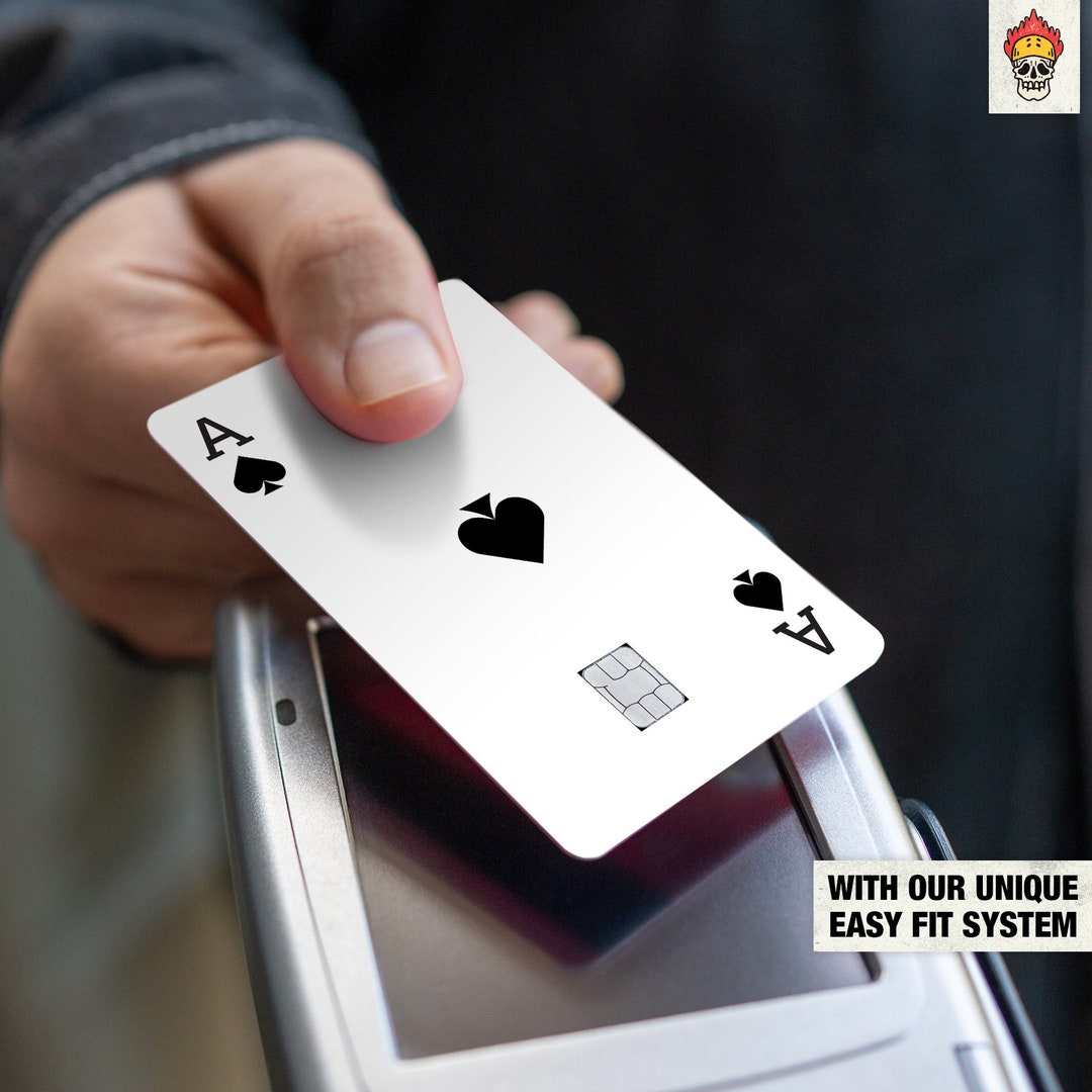 Ace of Spades Bank Card Skin, Debit Card Cover Credit & Debit Card Skin ...