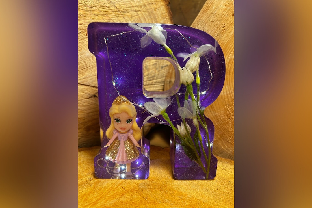 Epoxy Resin Letter With Lighting - Etsy