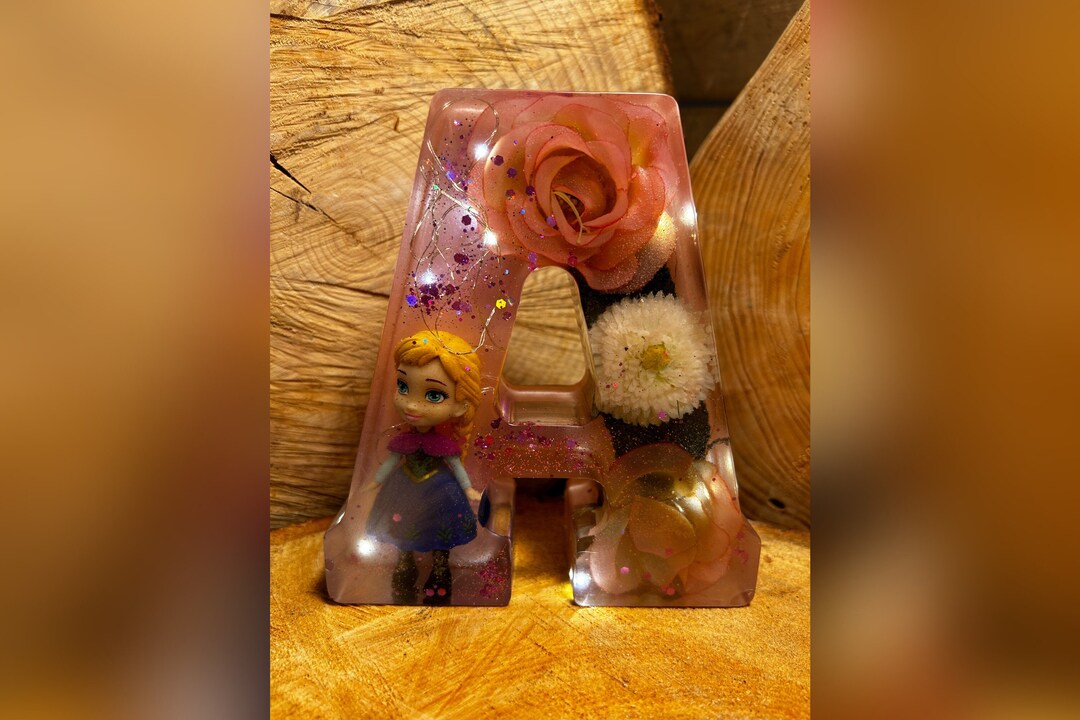 Epoxy Resin Letter With Lighting - Etsy
