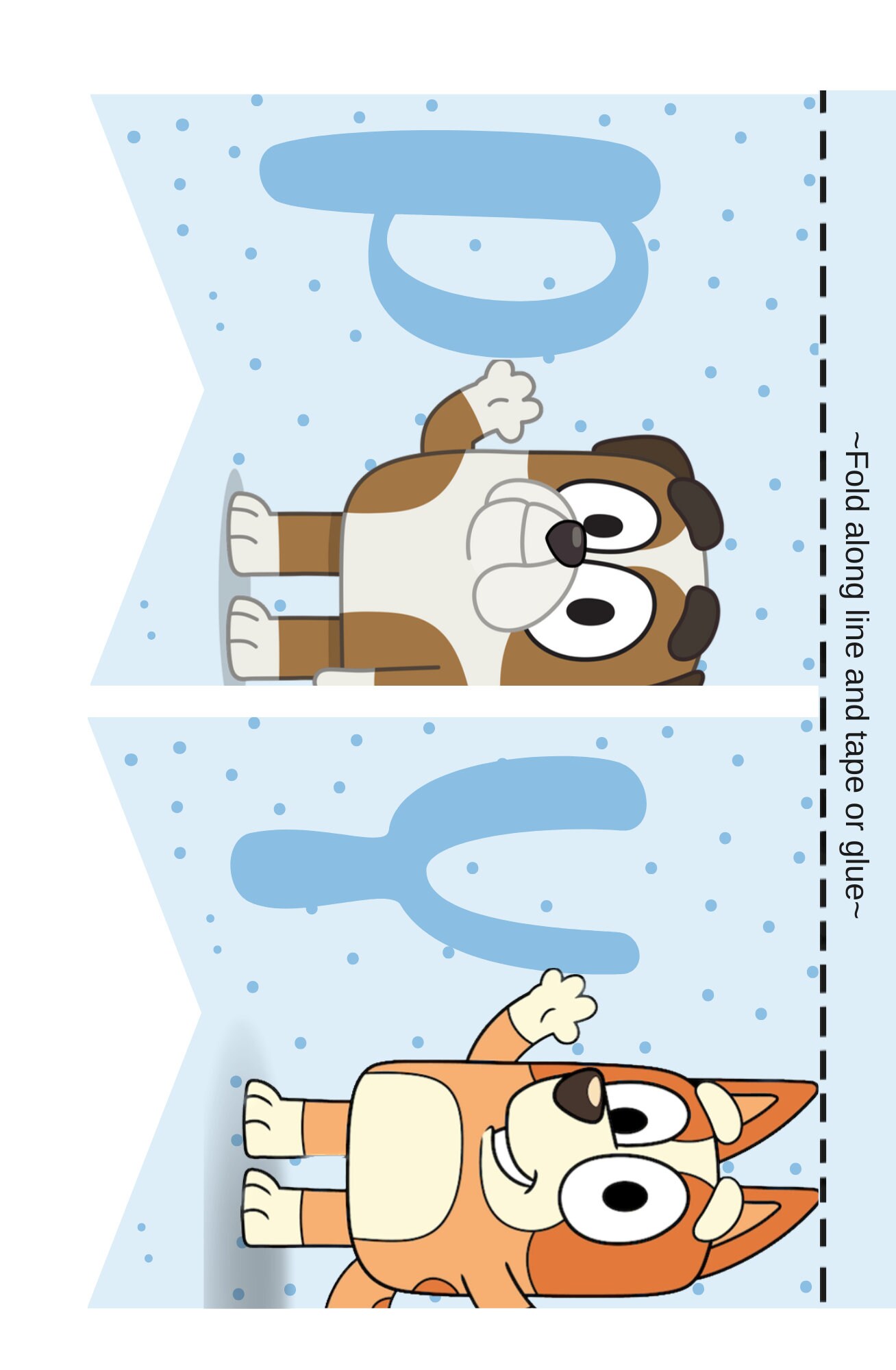 Printable Bluey Birthday Party Banner for Bluey Heeler Birthday Party ...