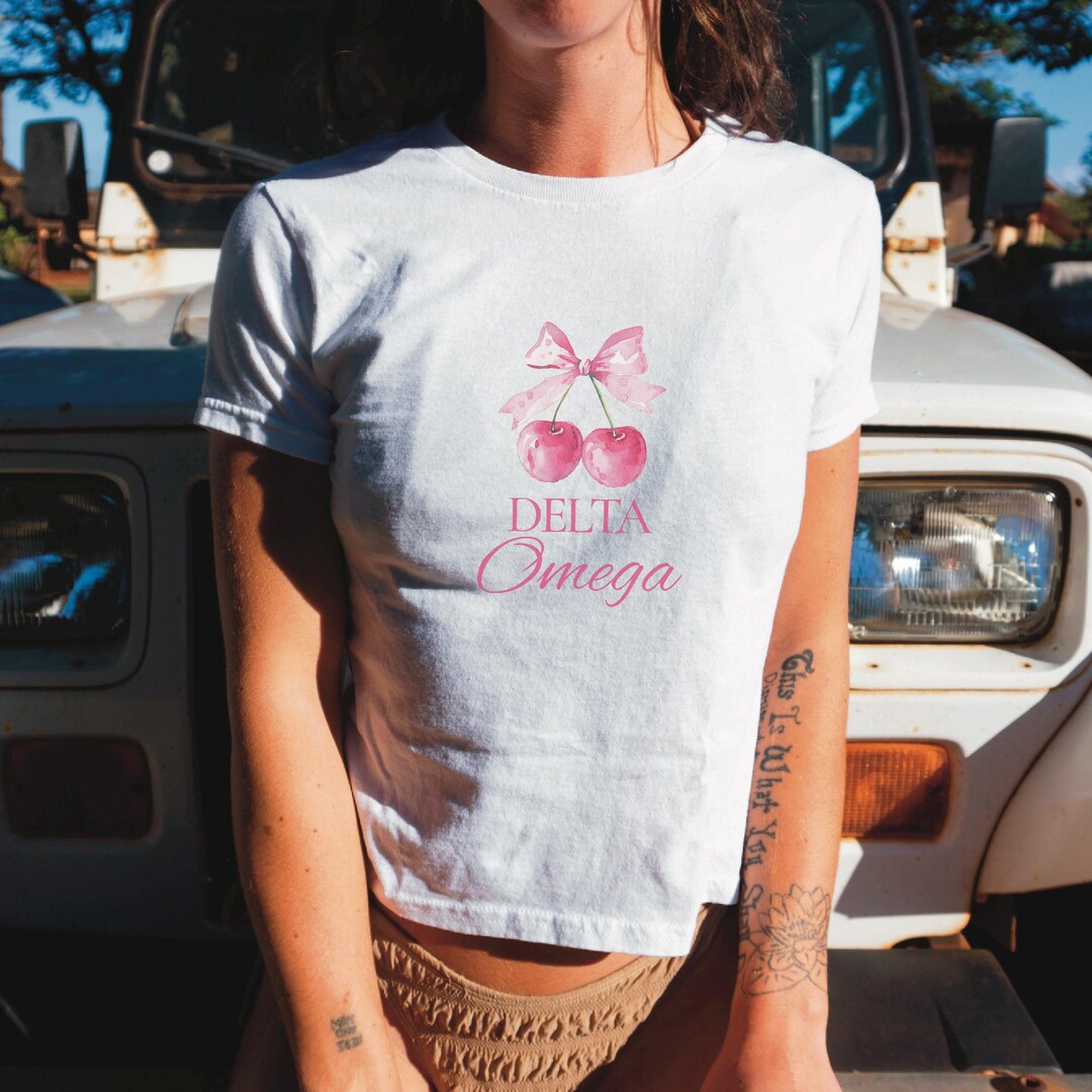 Minimalist Cherry Sorority Shirt, Custom Sorority Merch Phi Mu Alpha ...
