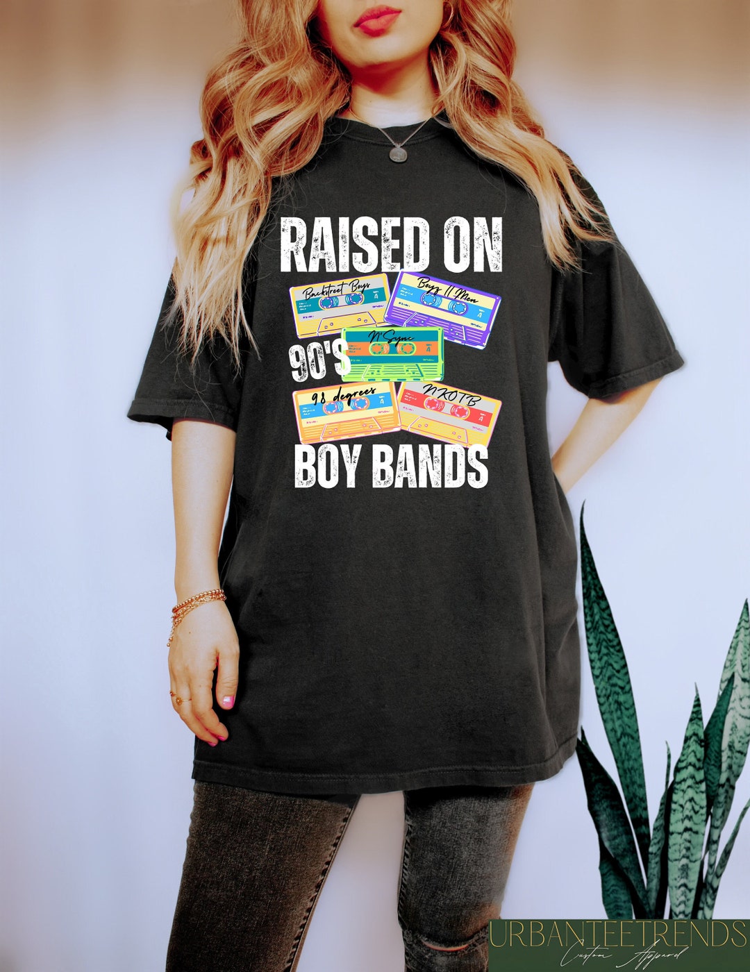 Raised on 90's Boy Band Shirt, 90's Lover Shirt, Classic Rock Band ...
